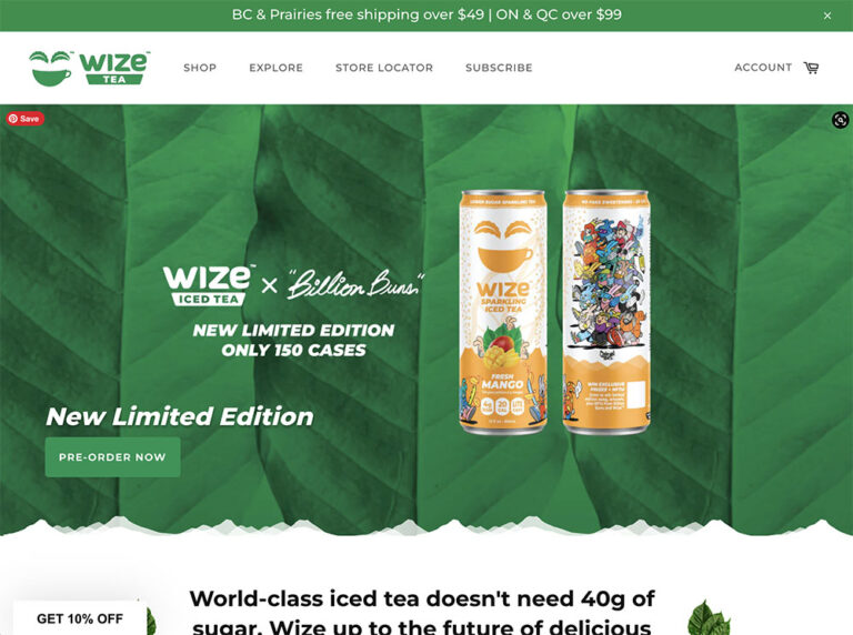 WIZE Tea x Billion Buns