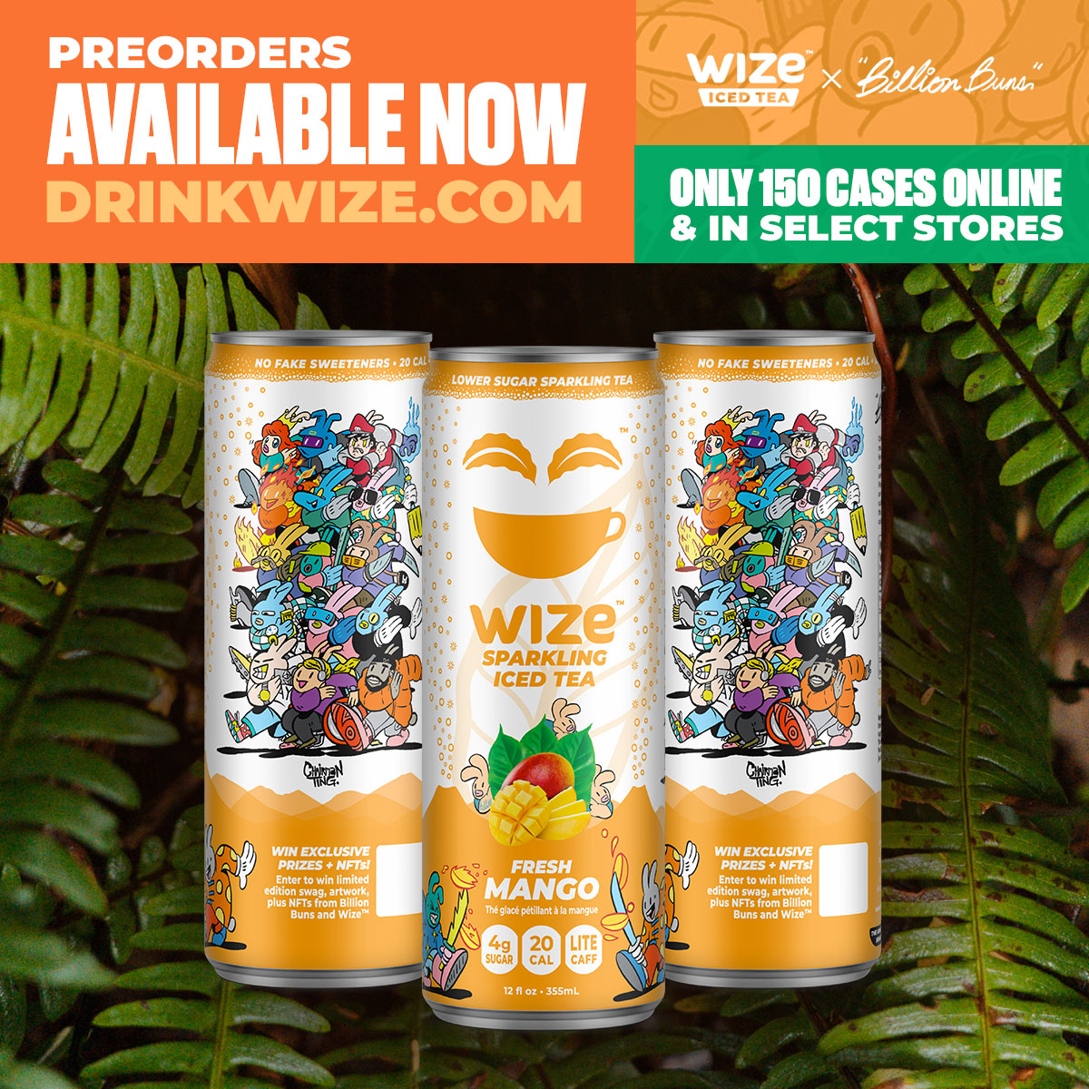 WIZE Tea x Billion Buns