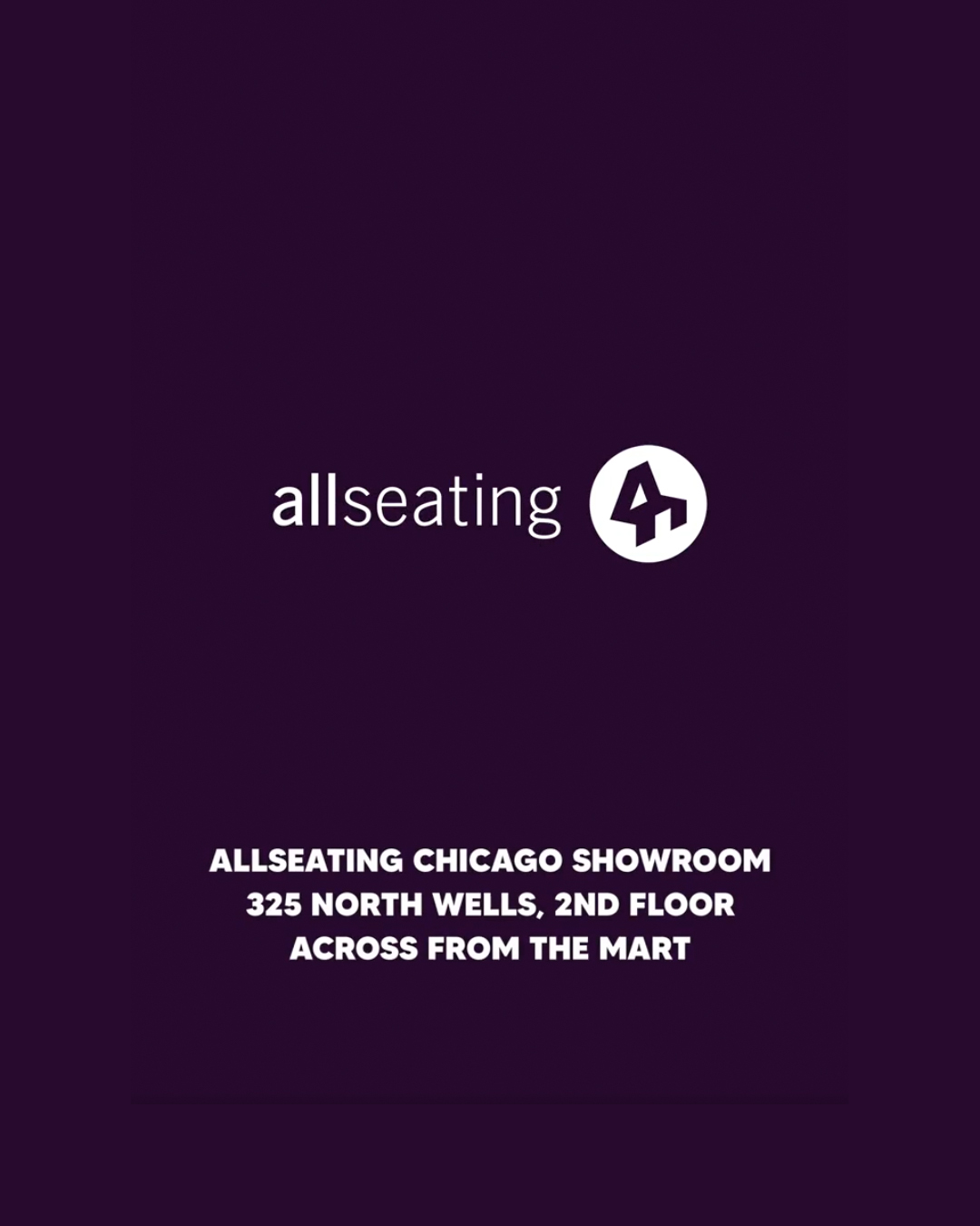 New work for Allseating, debuting in Chicago, June 10th.
